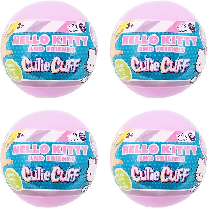 Amazon.com: Bulls i Toy Sanrio Hello Kitty and Friends Cutie Cuff Slap Bands - Lot of 4 Blind ...