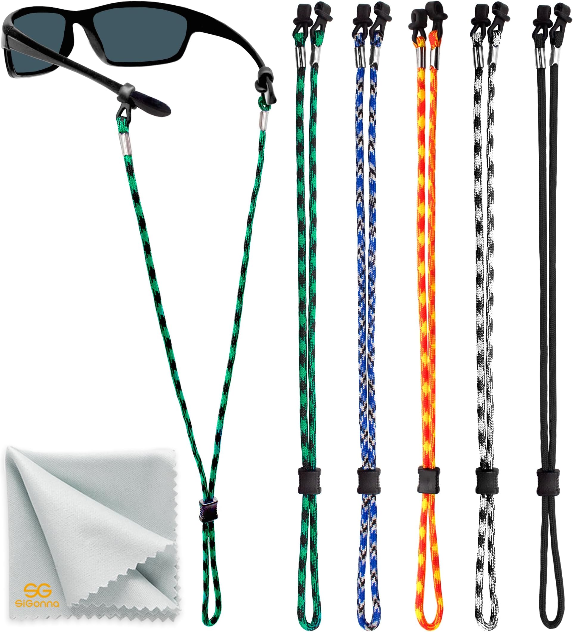 Amazon.com: Sunglasses Strap, Eyeglasses String Holder Straps Rope ...