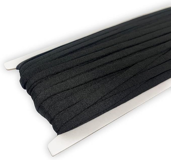 Amazon.com: textile Black Elastic String for Masks 20 Yards Elastic ...