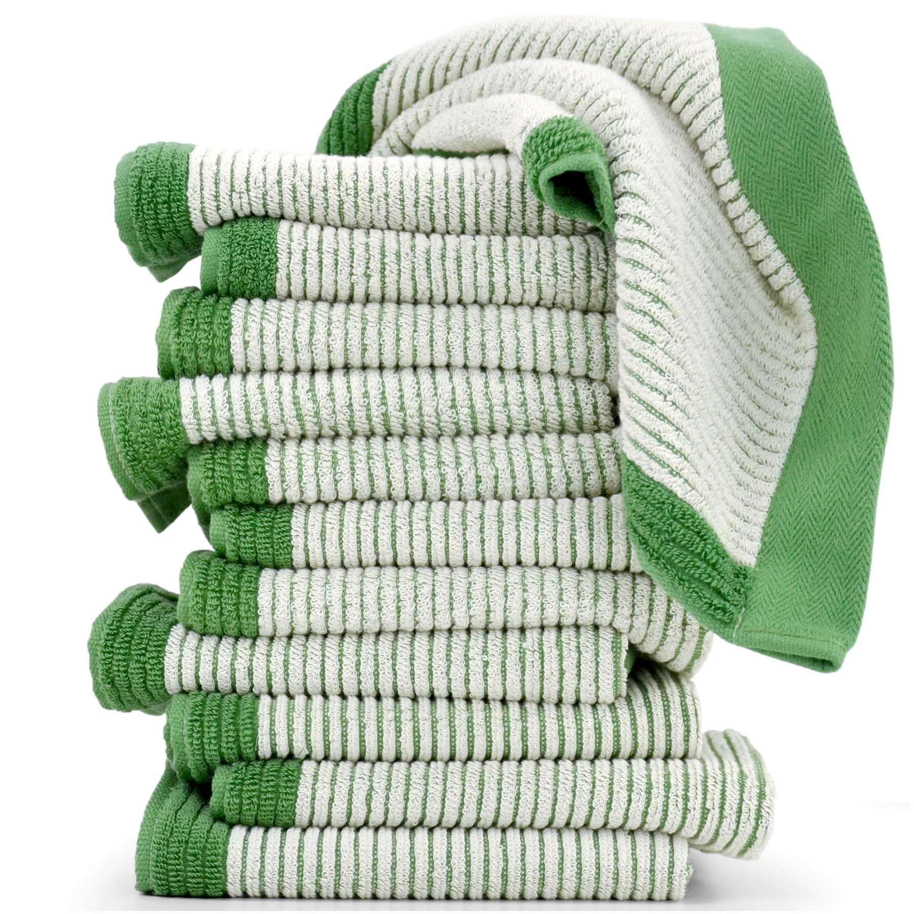 Amazon.com: Cleanbear Wash Cloths for Showering, 12 Washcloths with ...