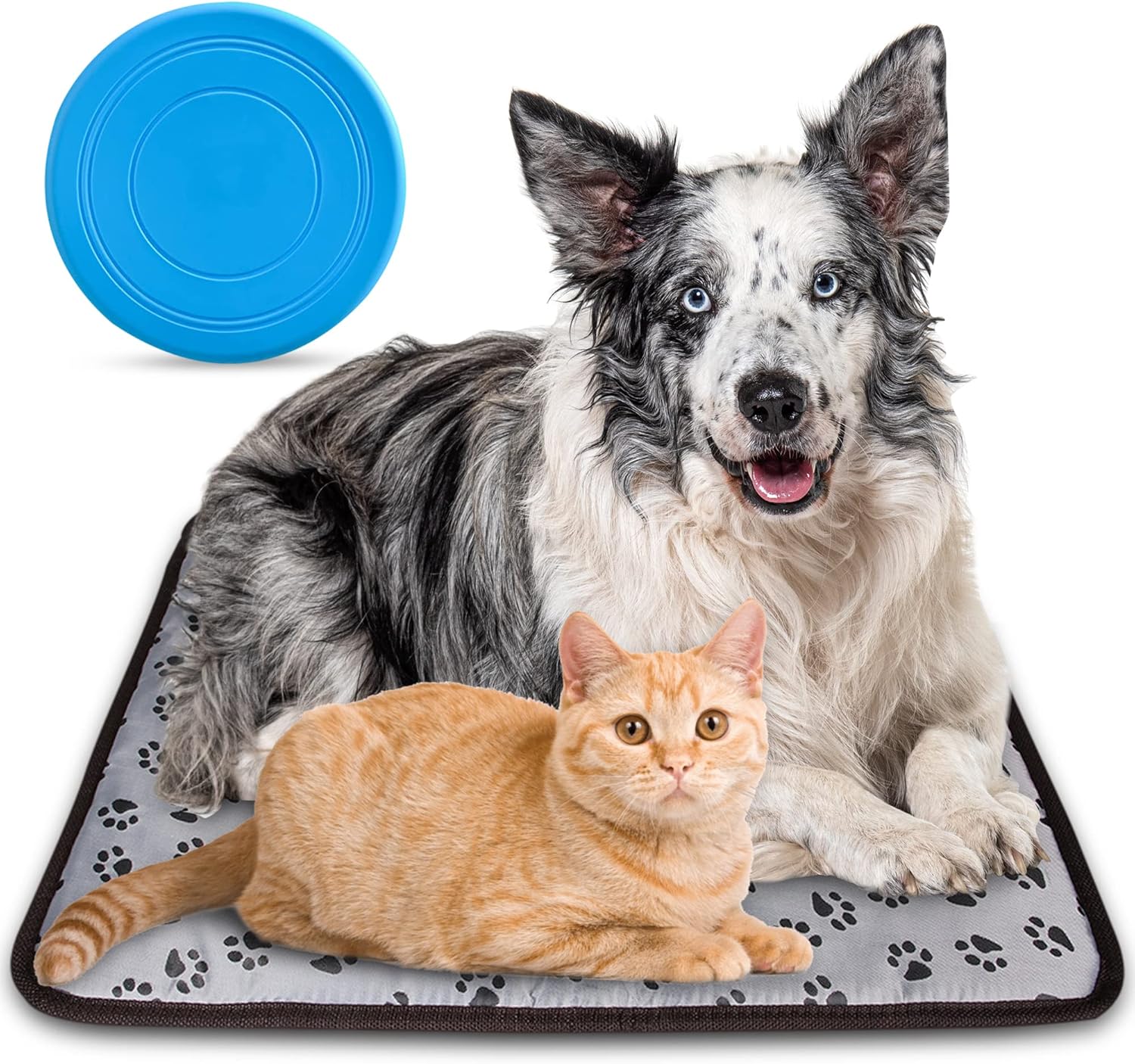 OzzyCozy Waterproof Pet Heated Mat for Cats and Dogs, Remote Controlled ...