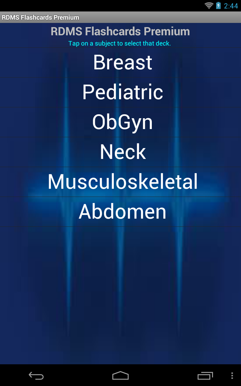 RDMS Flashcards Premium - App on Amazon Appstore
