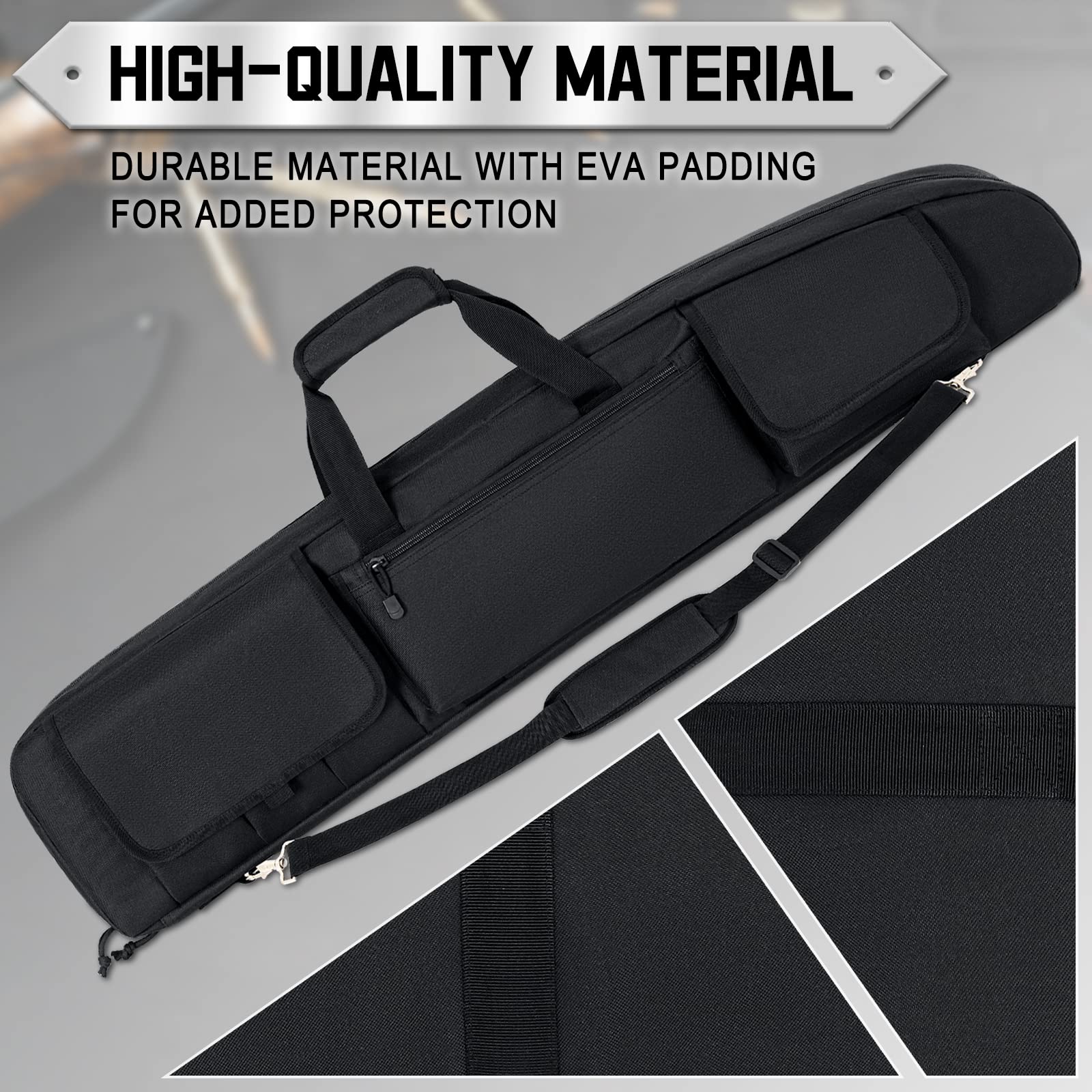 Snapklik.com : DULCE DOM Double Rifle Case, 38 42 44 Inch Soft Gun ...