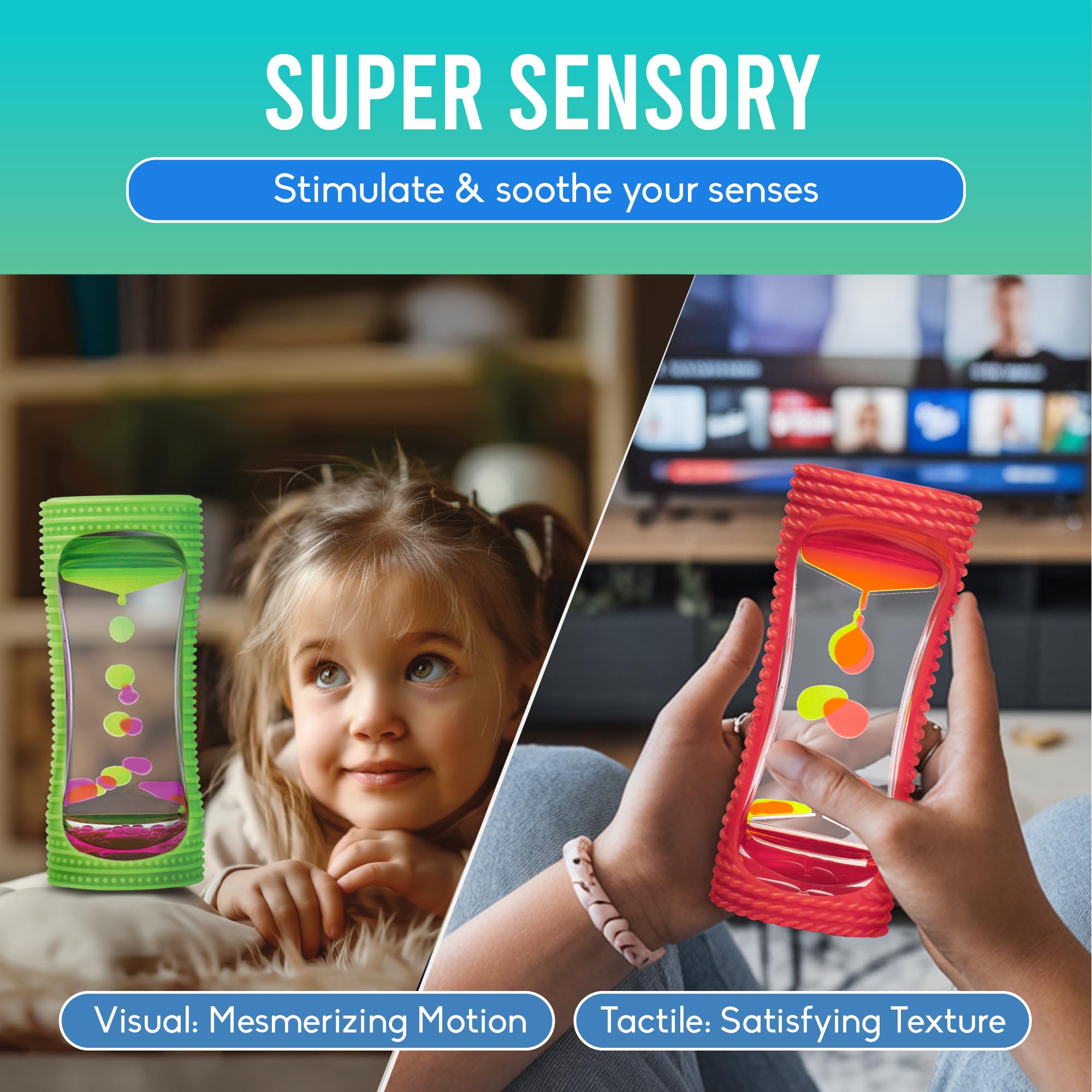 Snapklik.com : Liquid Motion Bubbler Large Sensory Toy For Kids ...