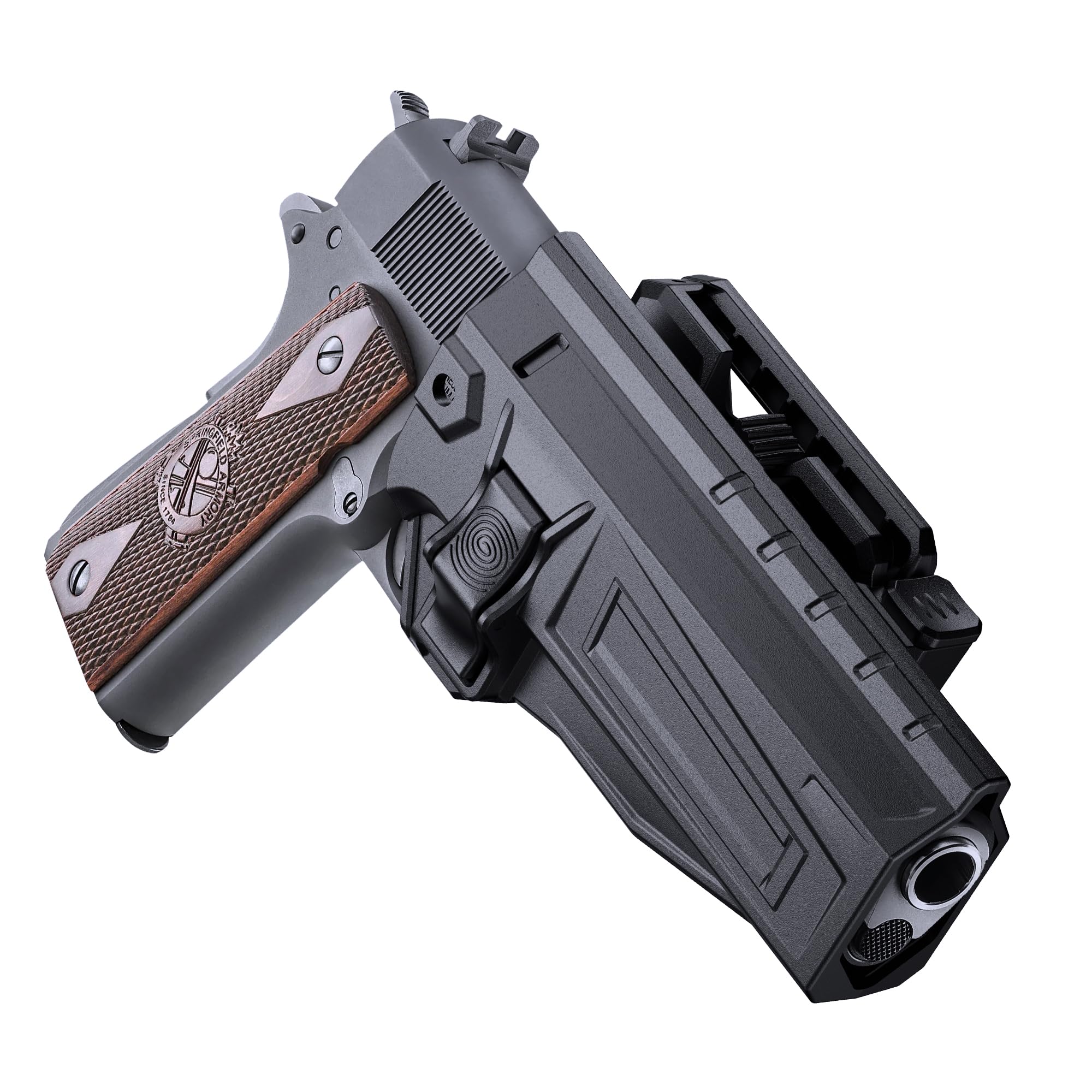 Snapklik.com : Molle Belt Holster For Colt 1911 5" Without Rail, OWB ...