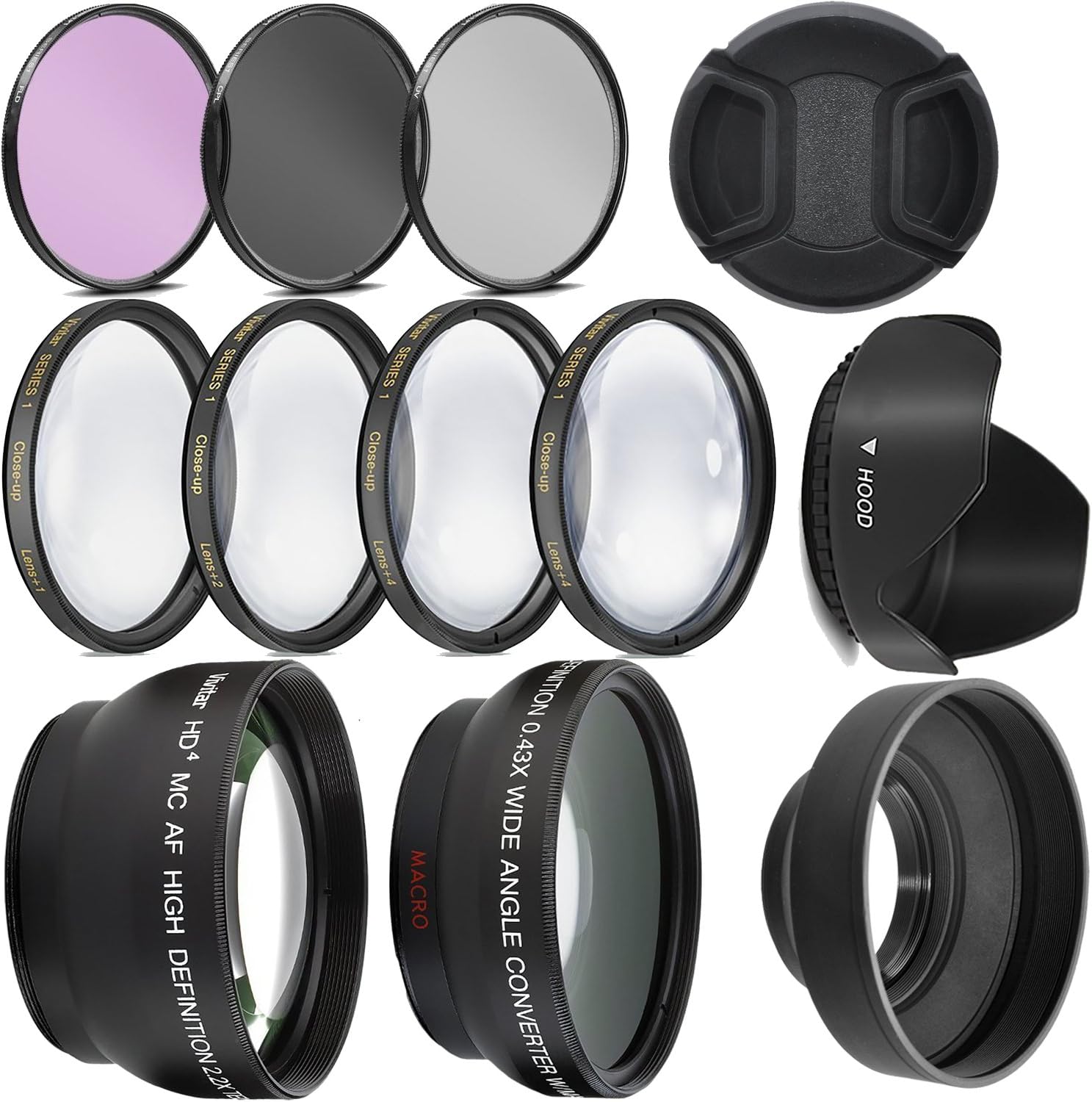 Amazon.com : Ultra Deluxe Lens Kit for Nikon D3400, D3500, D5600 with ...