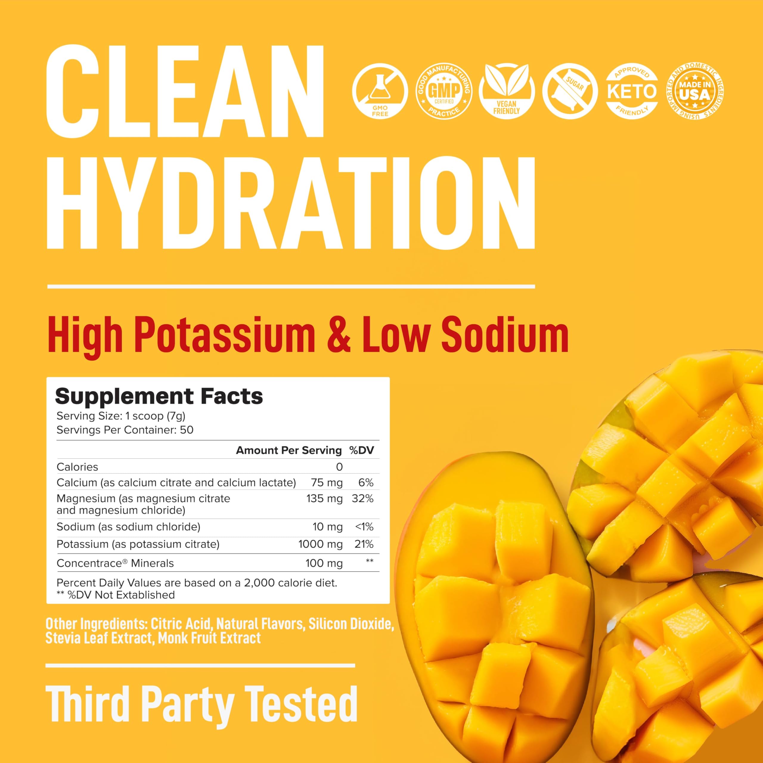 Snapklik.com : Keto Hydration Electrolytes - Mango - Electrolyte Powder ...