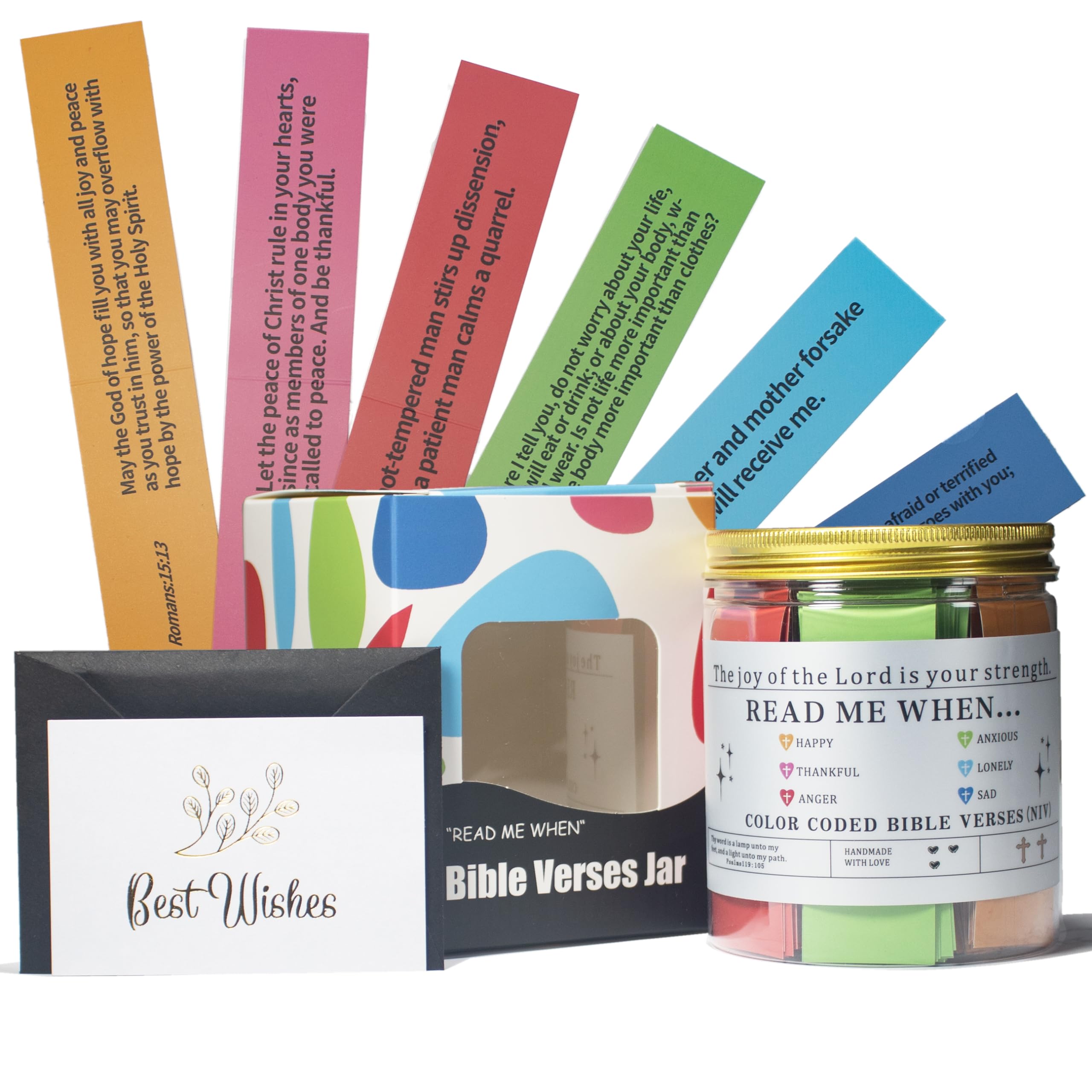 Snapklik.com : Bible Verses In A Jar, Color Coded Bible Verses ...