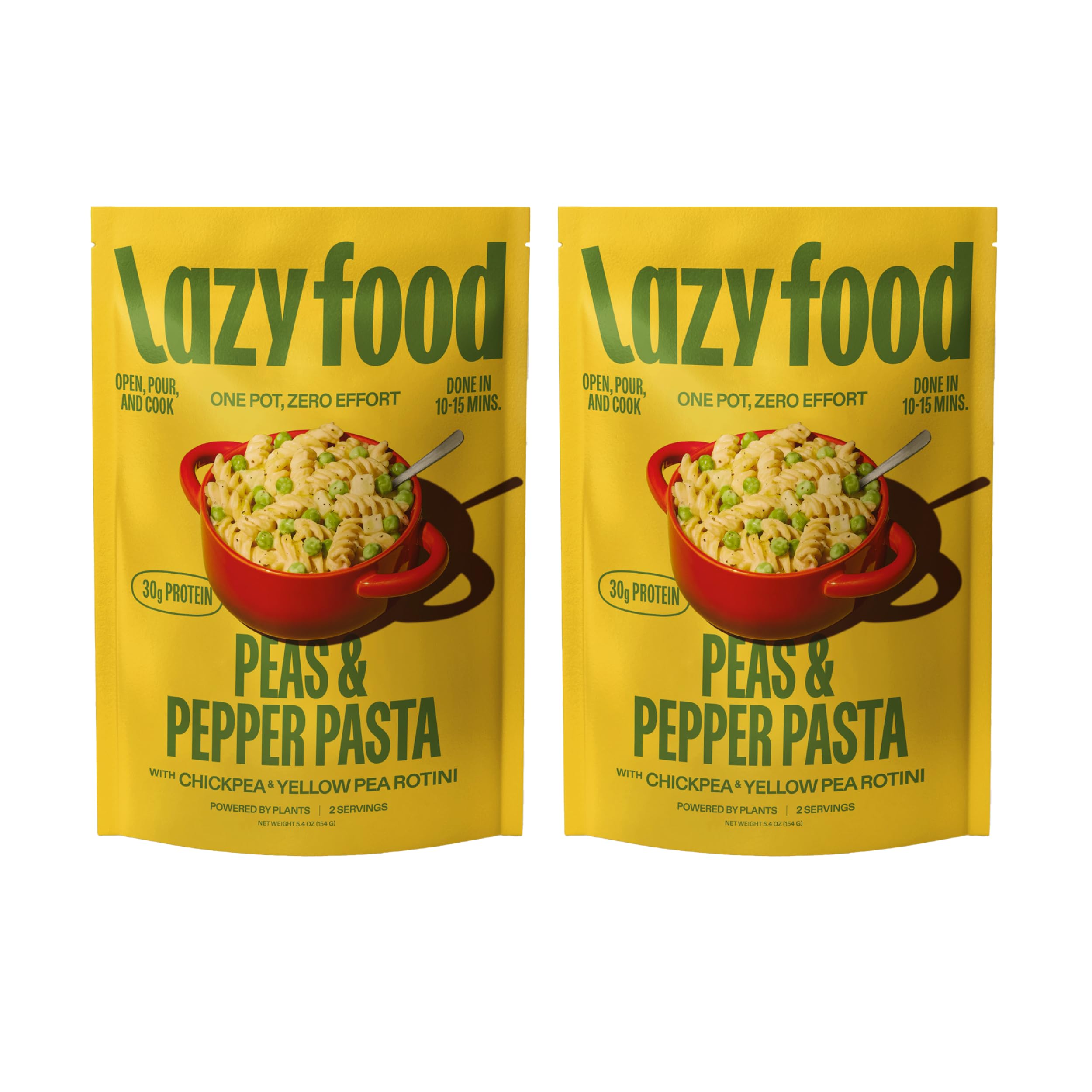 Amazon.com : Lazy Food Peas & Pepper | Gluten Free Pasta Dinner | Vegan ...