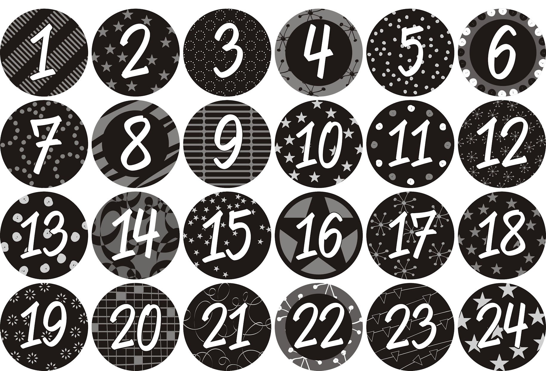 Bolsas Calendario Adviento Calendario De Adviento Para Rellenar ...