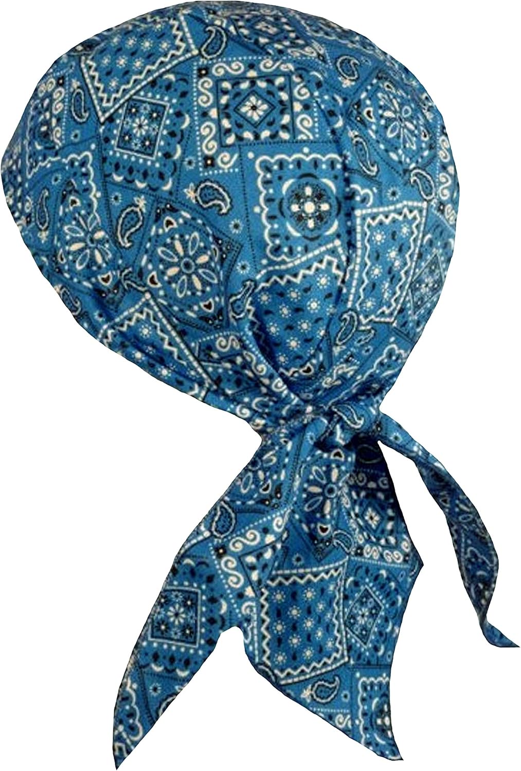 Western Paisely Doo Rag w/Sweatband Made in America Skull Cap for Men ...