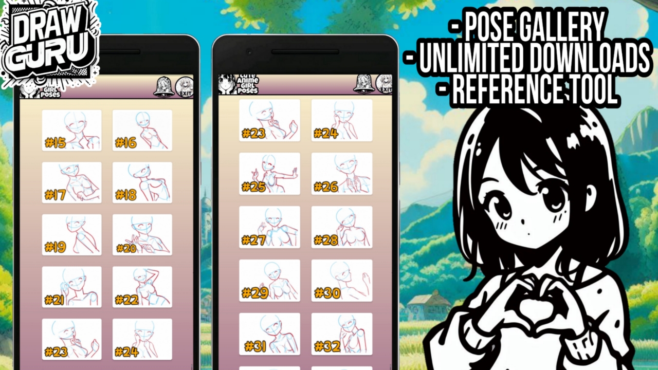 Cute Anime Girl Poses - App on Amazon Appstore