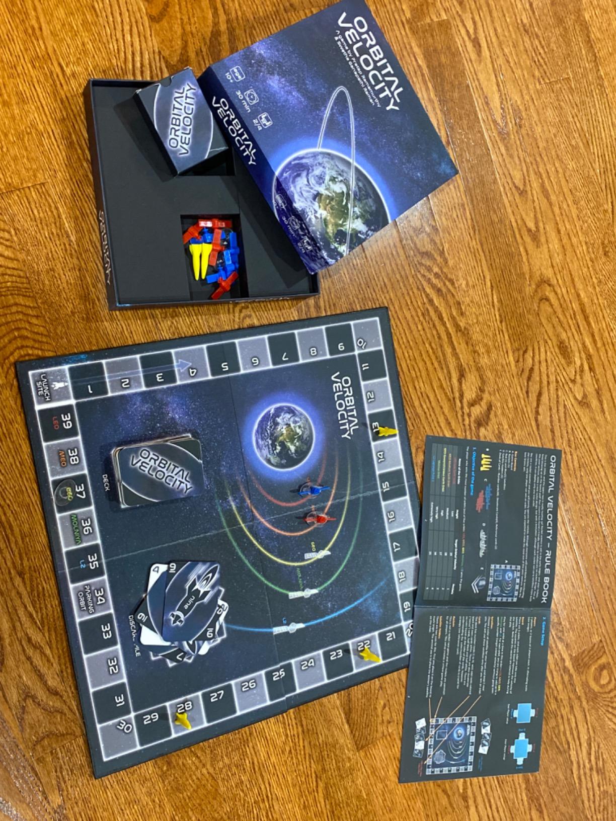 Amazon.com: Orbital Velocity Board Game - STEM - Math, Physics ...