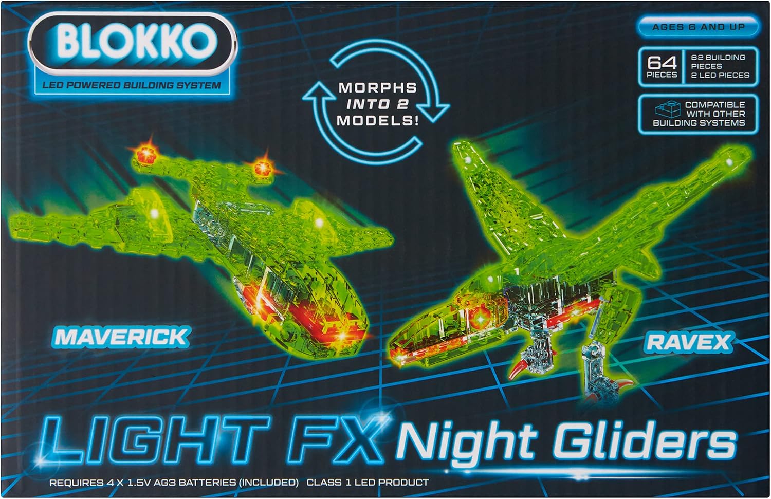 Amazon.com: Light FX Night Gliders - Kid's Light Effect Night Glider ...