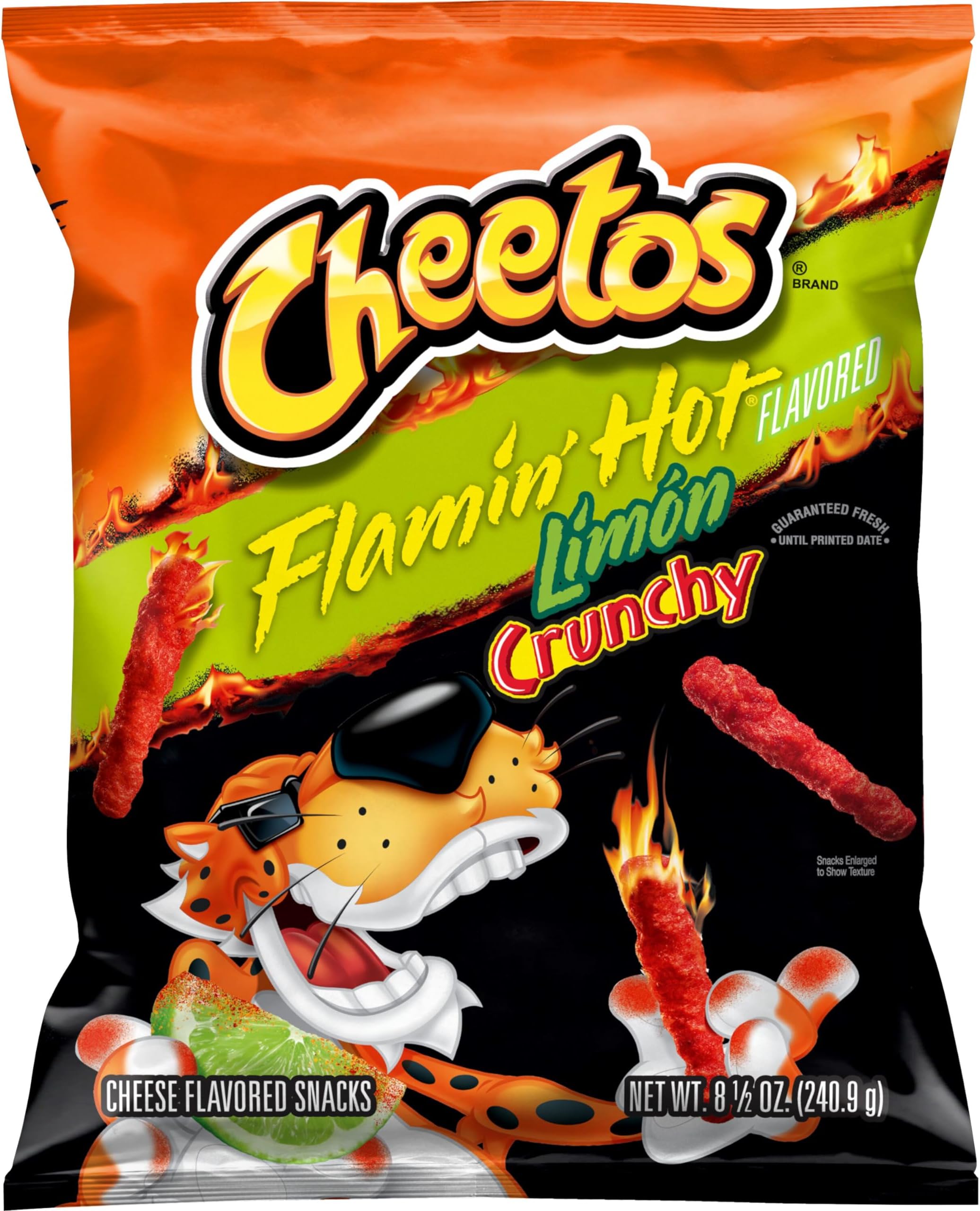 Amazon.com: Cheetos Crunchy Flamin Hot Party Size Bag, 15 Oz