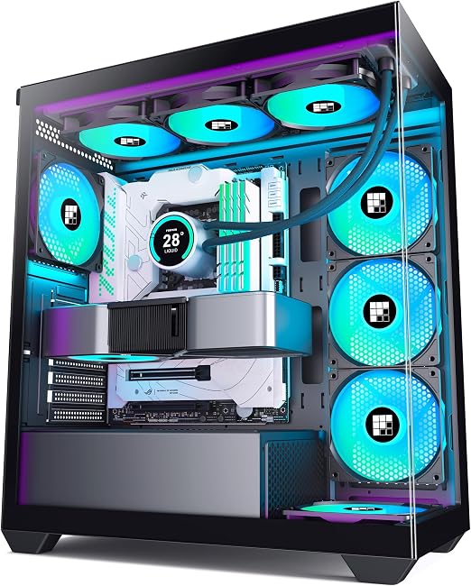 FOIFKIN F3 ATX PC Case - Pre-installed 3 PWM ARGB Fans, Mid-Tower ...