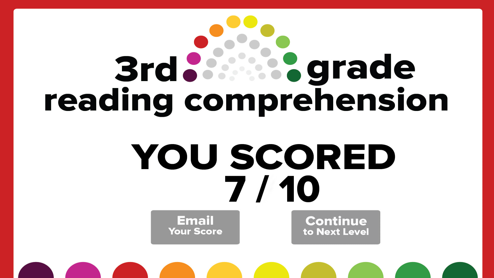3rd Grade Reading Comprehension Prep - App on Amazon Appstore