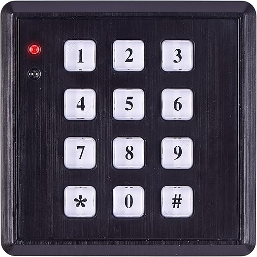 Amazon.com: SABRE Fake Security Keypad with Green Light Up, Low Light ...