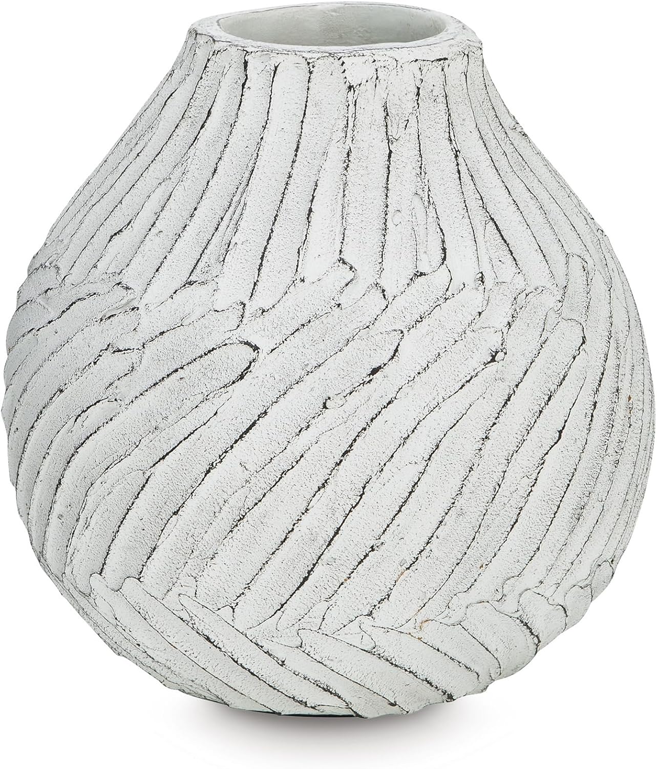 Amazon.com: Signature Design by Ashley Shelvie Contemporary Vase with ...