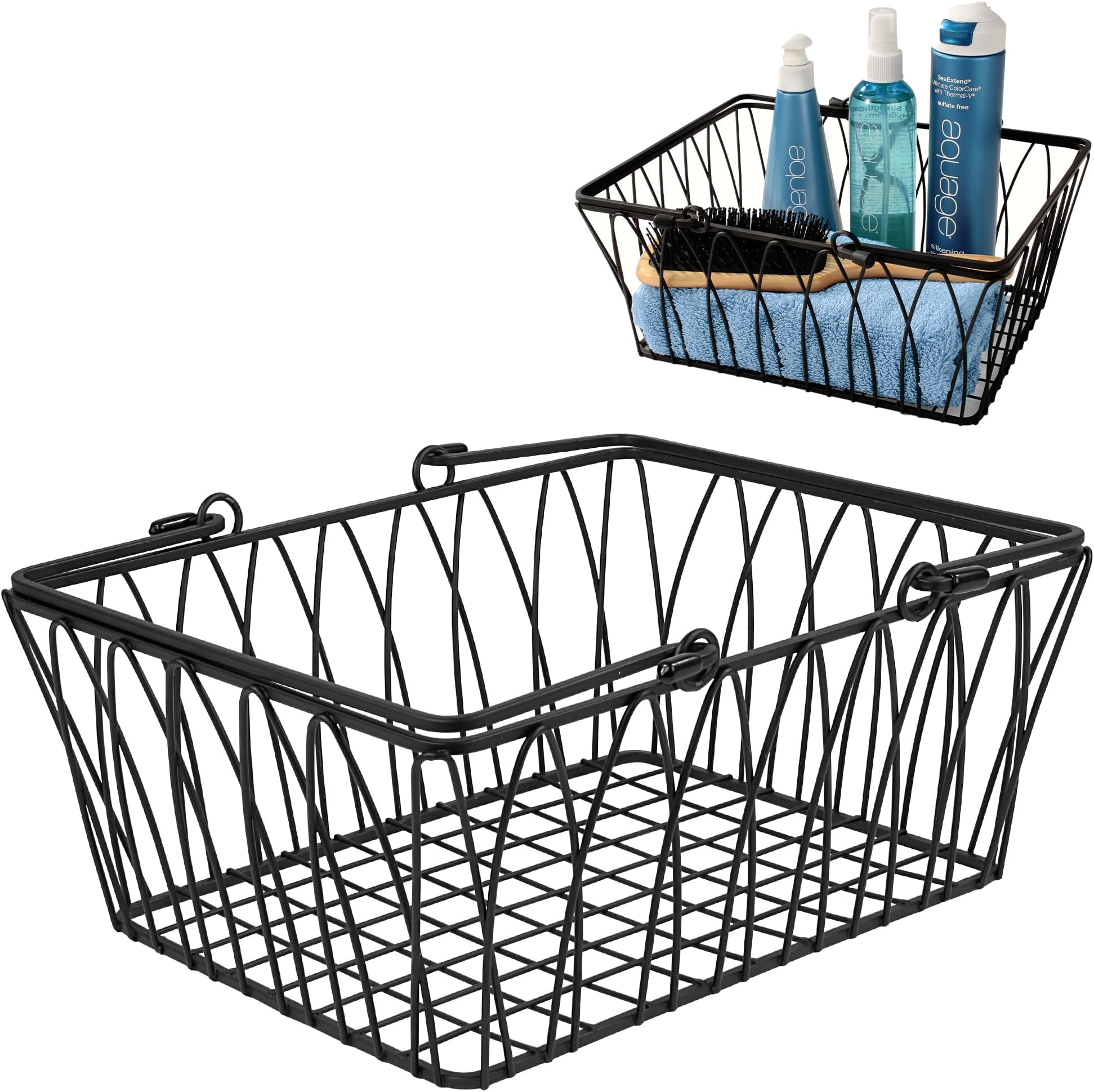Amazon.com - Spectrum Diversified 47879 Wire Storage Basket, Small, Copper