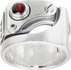 Amazon | [ドクターモンロー] Dr MONROE メカニカルリング シルバー925 ガーネット FC-104SE-SV-G-14 日本サイズ14号 | リング 通販