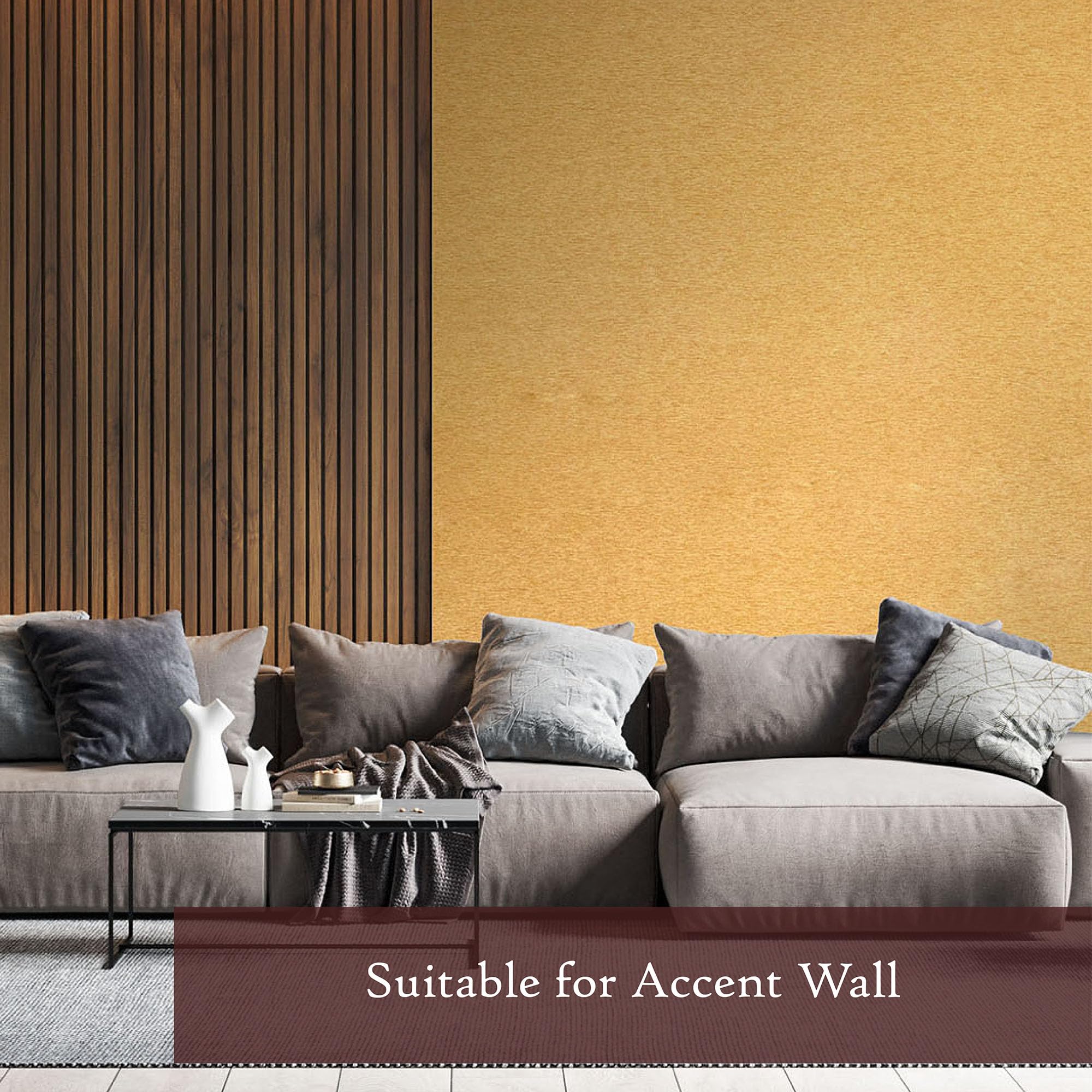 Very Berry Sticker Gold Renter Friendly Decor Removable (24" x 78.7 ...