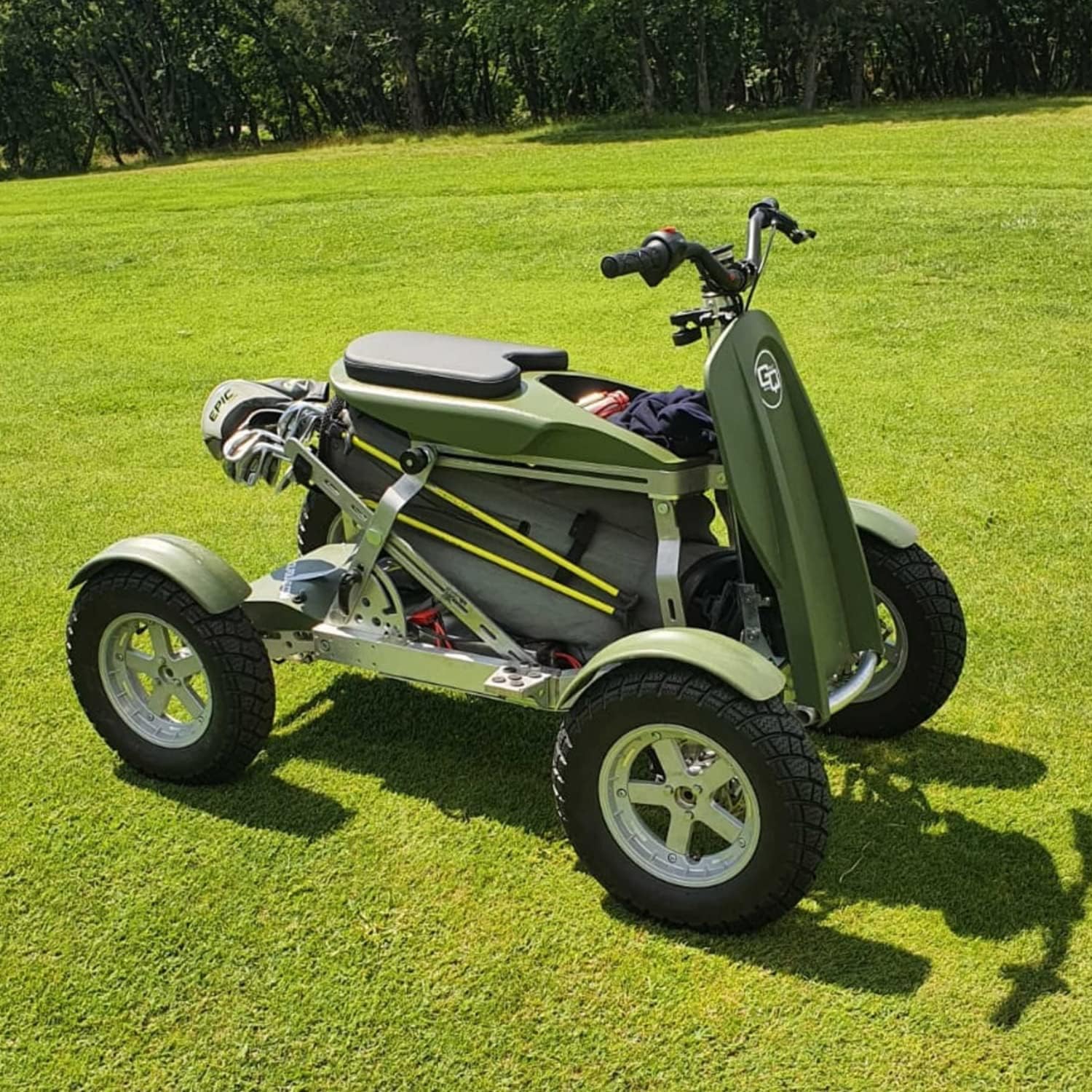 Amazon.com: Golf Quad Electric Single Rider Golf Cart by The Golfather ...
