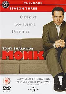 Monk - Season 3 [Import anglais]: DVD et Blu-ray : Amazon.fr