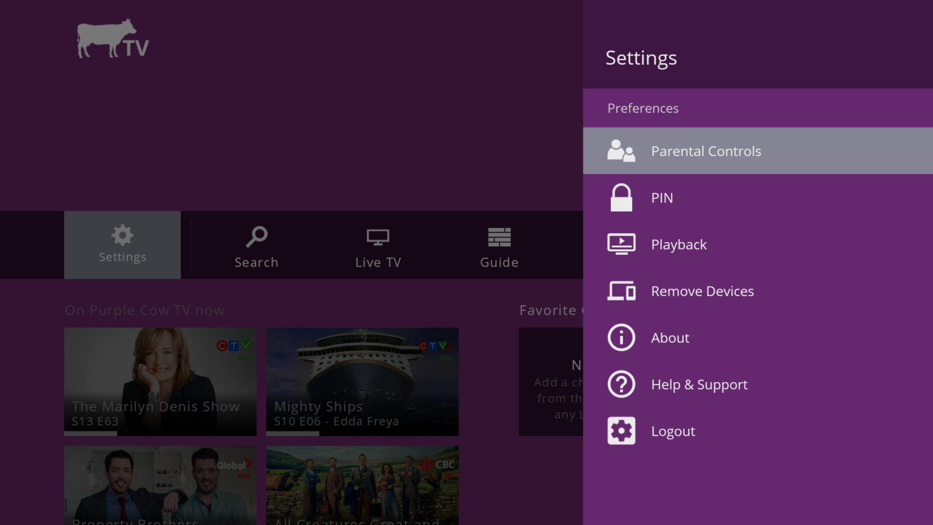 Purple Cow TV:Amazon.ca:Appstore for Android
