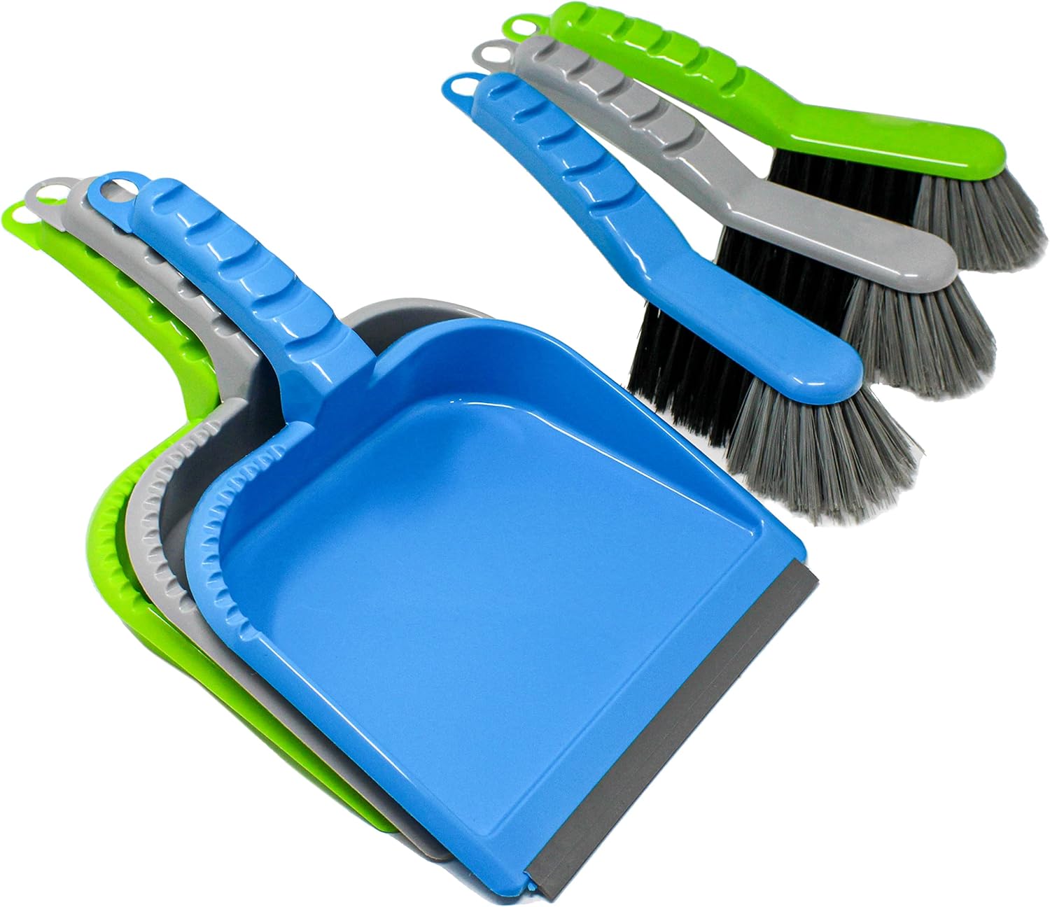 Selldorado 3X Kehrset - Kehrschaufel und Handfeger Set, Besen und ...