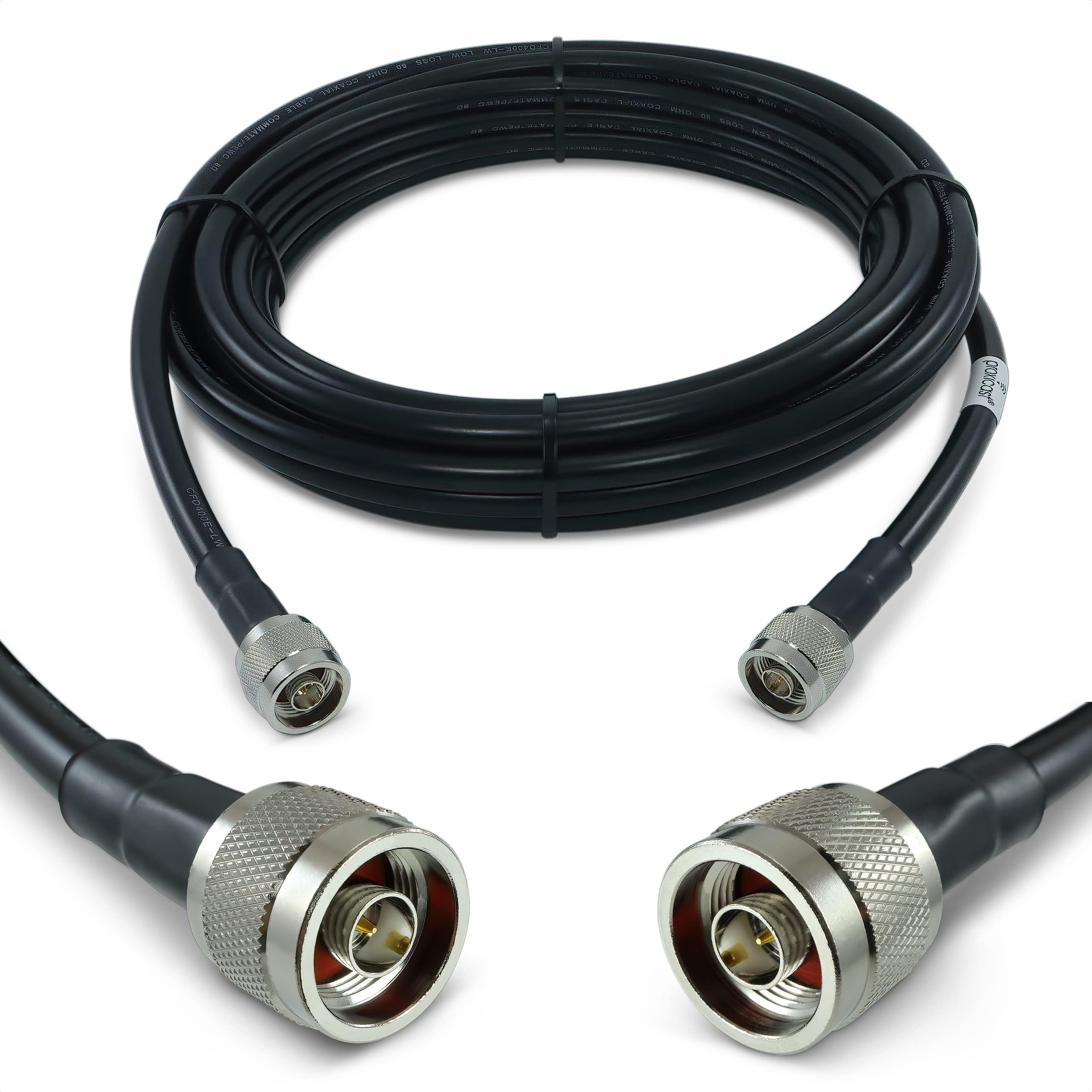 Amazon.com: Proxicast 15 ft SMA Male to N Male Premium 240 Series Low ...