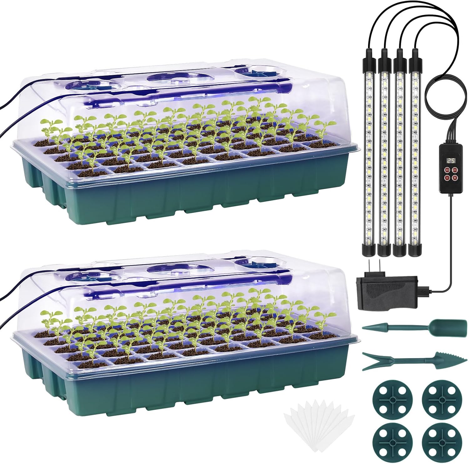 Amazon.com : Sondiko Seed Starter Tray with Grow Light, Intelligent ...