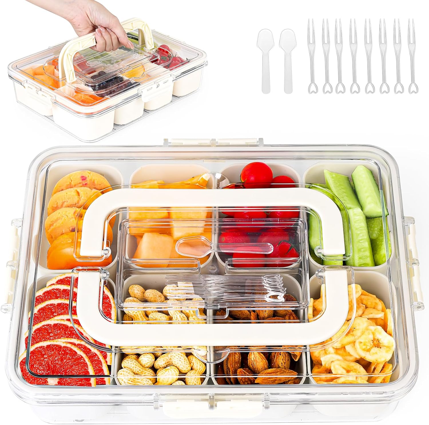 Amazon.com | Portable Fruit Storage Containers for Fridge,8 ...