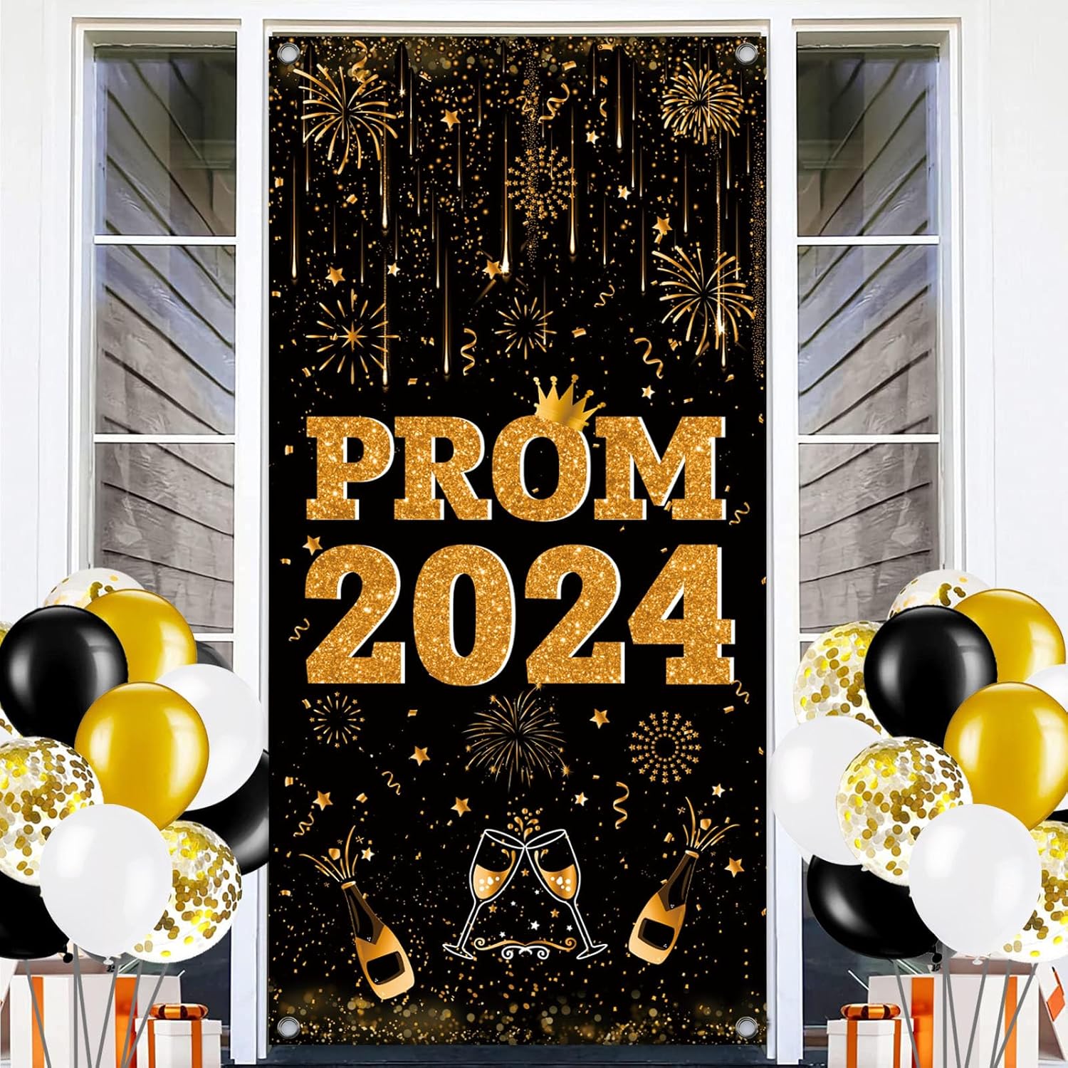 Amazon.com: Prom Decorations 2024 Door Banner, Prom 2024 Door Banner ...