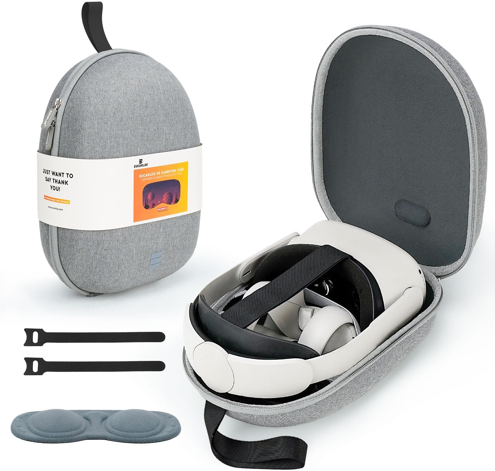 Amazon.com: sarlar Hard Carrying Case Compatible with Oculus Meta Quest ...