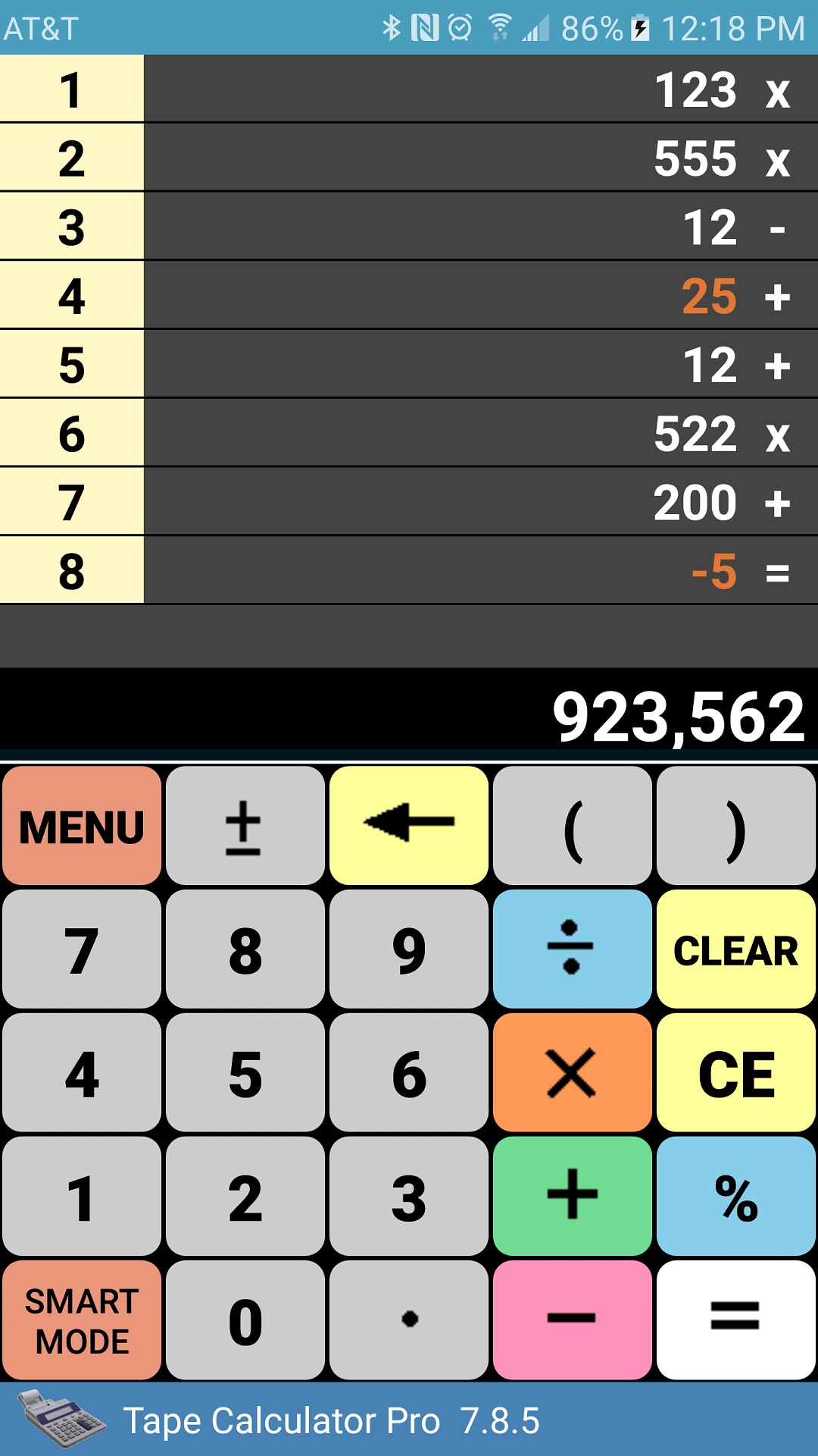 Tape Calculator Pro - App on Amazon Appstore