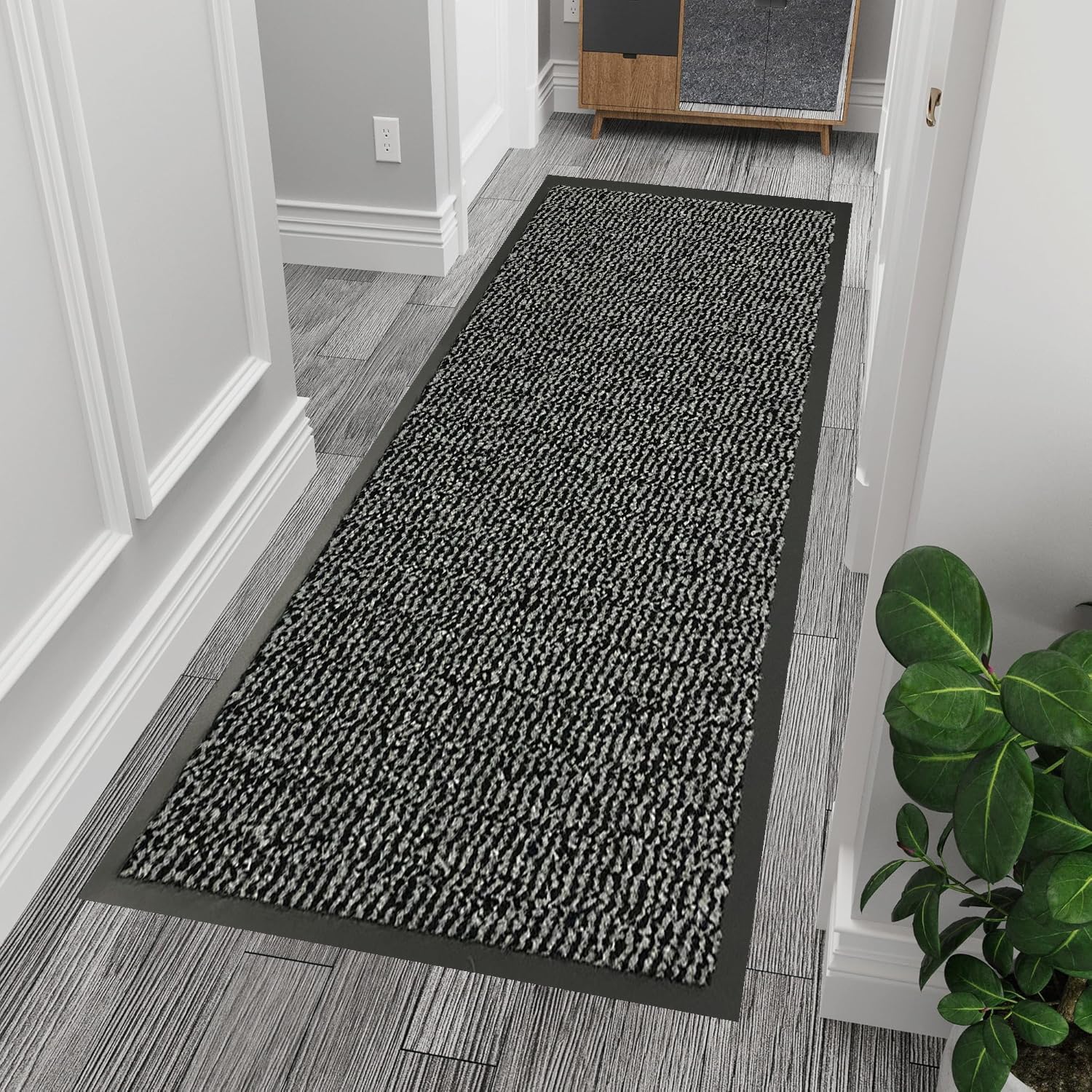 Cozy Haven Gel Backed Classic Rug Runner – Washable Hallway Carpet ...