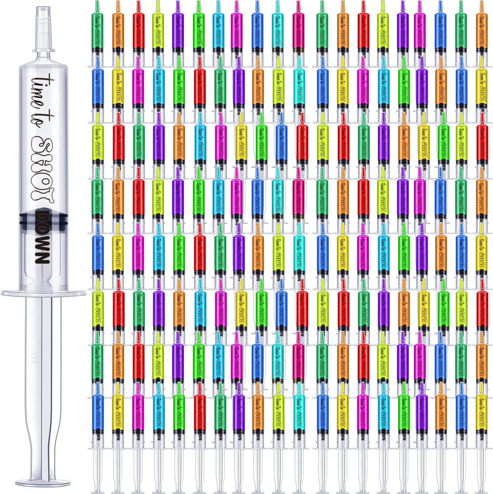 Amazon.com: TrelaCo Jelly Syringe for Party Liquid Plastic Syringes ...