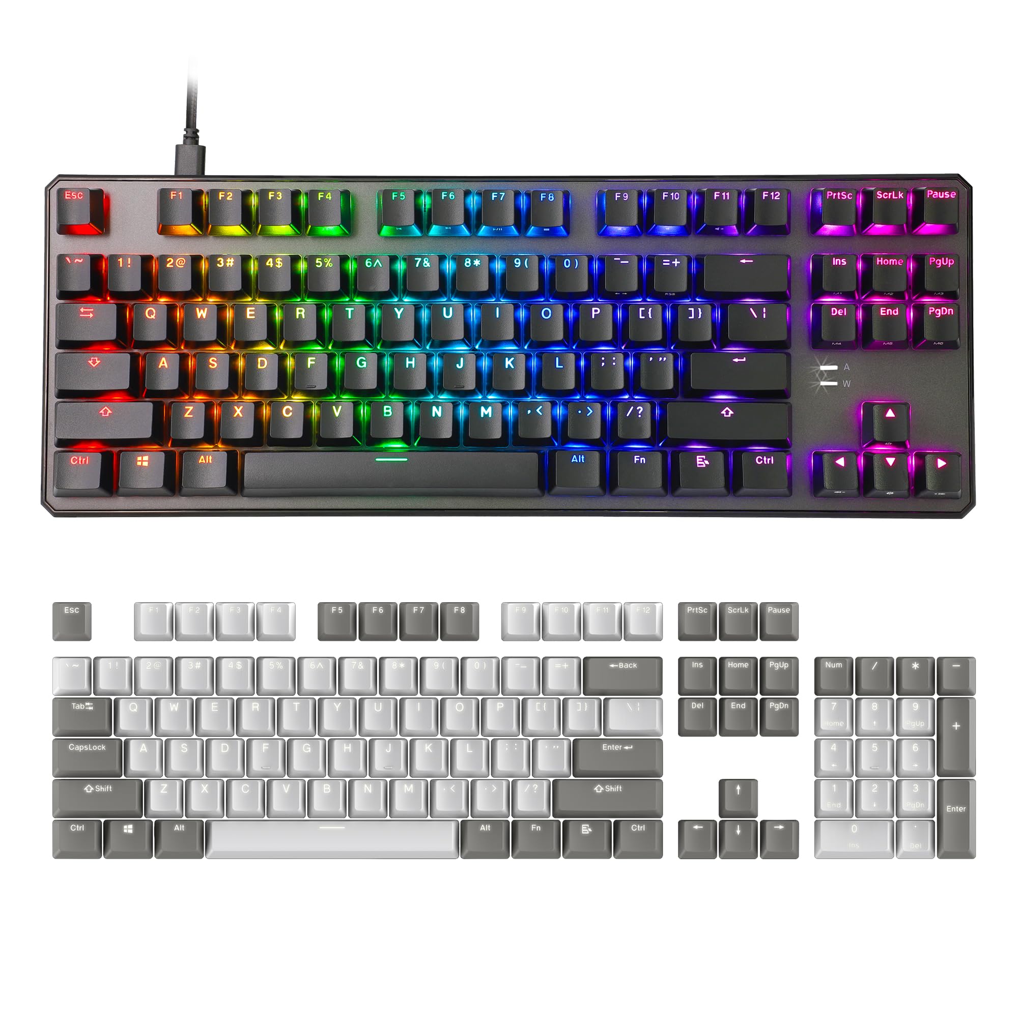 Tecware Phantom 87 TECWARE Phantom 87 W/Shroud & Keycaps Set