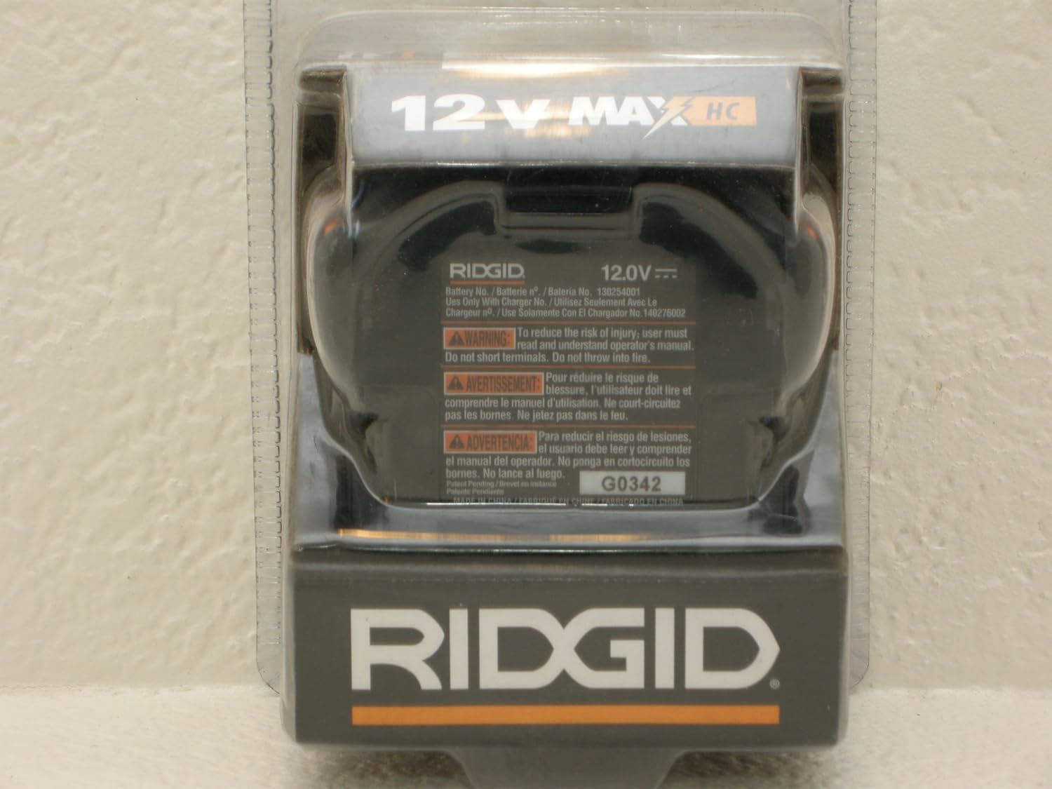 Ridgid AC47121 Max HC 12-Volt Battery Pack - Cordless Tool Battery ...