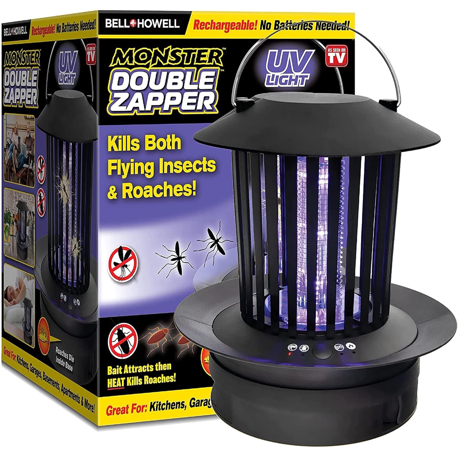 Bell+Howell Monster Double Bug Zapper 18W for Outdoor and Indoor ...