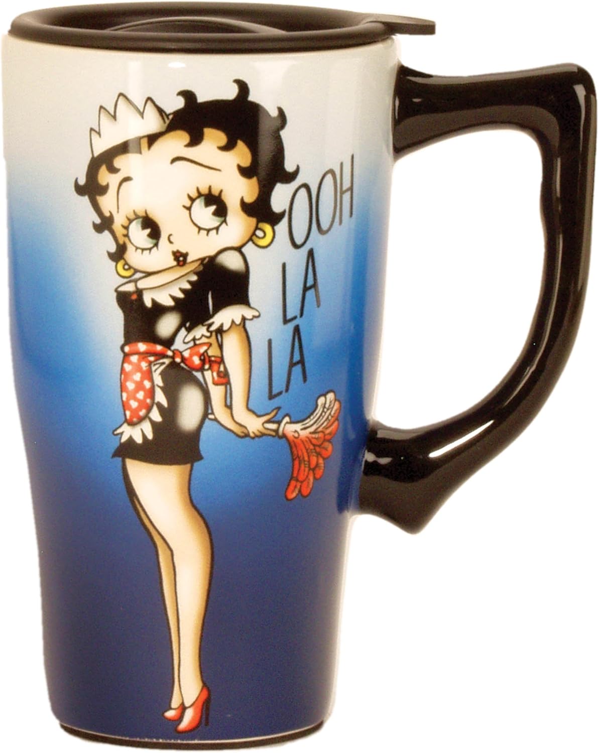 Amazon.com: Betty Boop Maid Travel Mug, Blue : Home & Kitchen