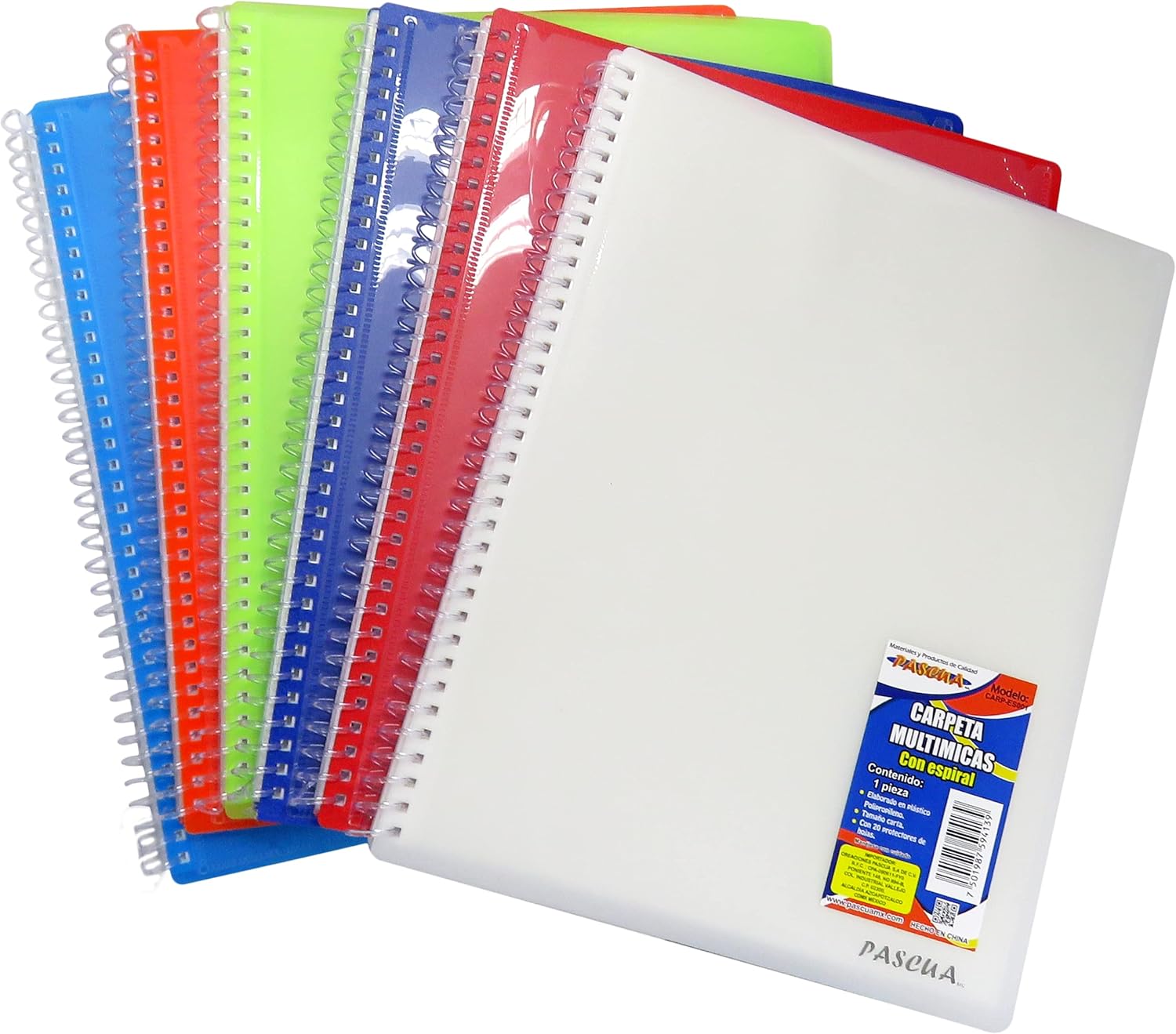 1 Carpeta multimicas con espiral tamaño carta,organizador de documentos ...