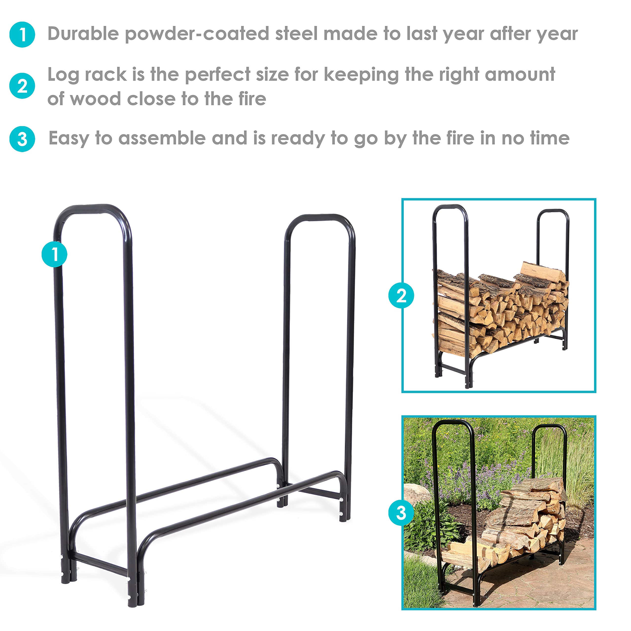 ( incomplete ) Sunnydaze 4-Foot Black Powder-Coated Steel Indoor ...