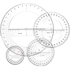 Amazon.com: 12 inches Plastic Ruler & 6 inch Straight Ruler & Plastic ...