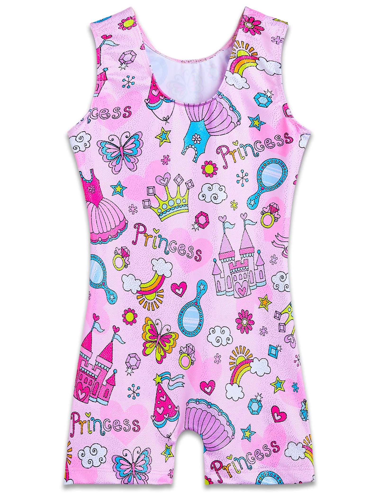 Tumbling Tank Outfits Nymphperi Girls Gymnastics Leotards 2-Pack ...