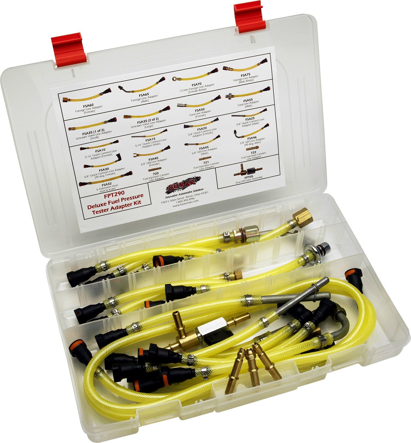 Amazon.com: S&G Tool Aid 37260 Fuel Injection Pressure Test Adapter ...