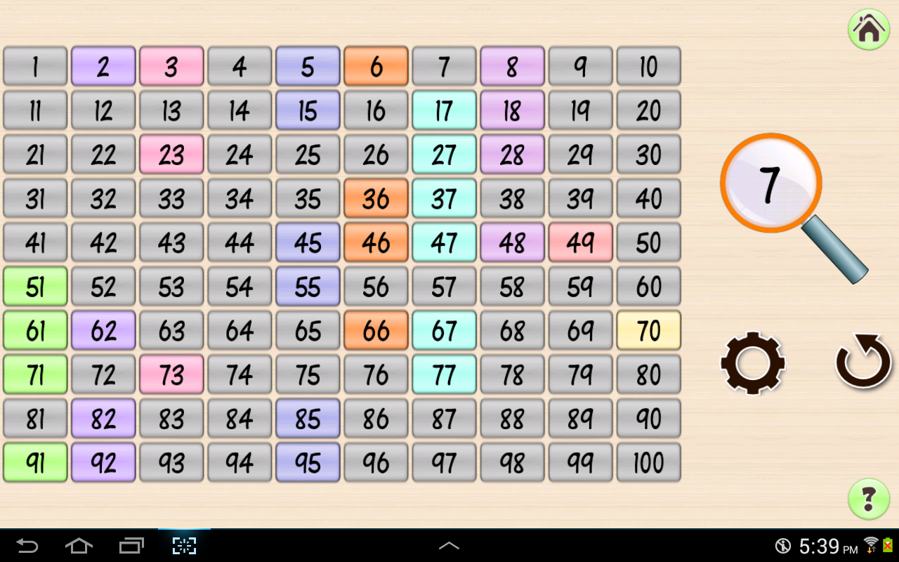 Simply Number Grid, base 10 kids math - App on Amazon Appstore