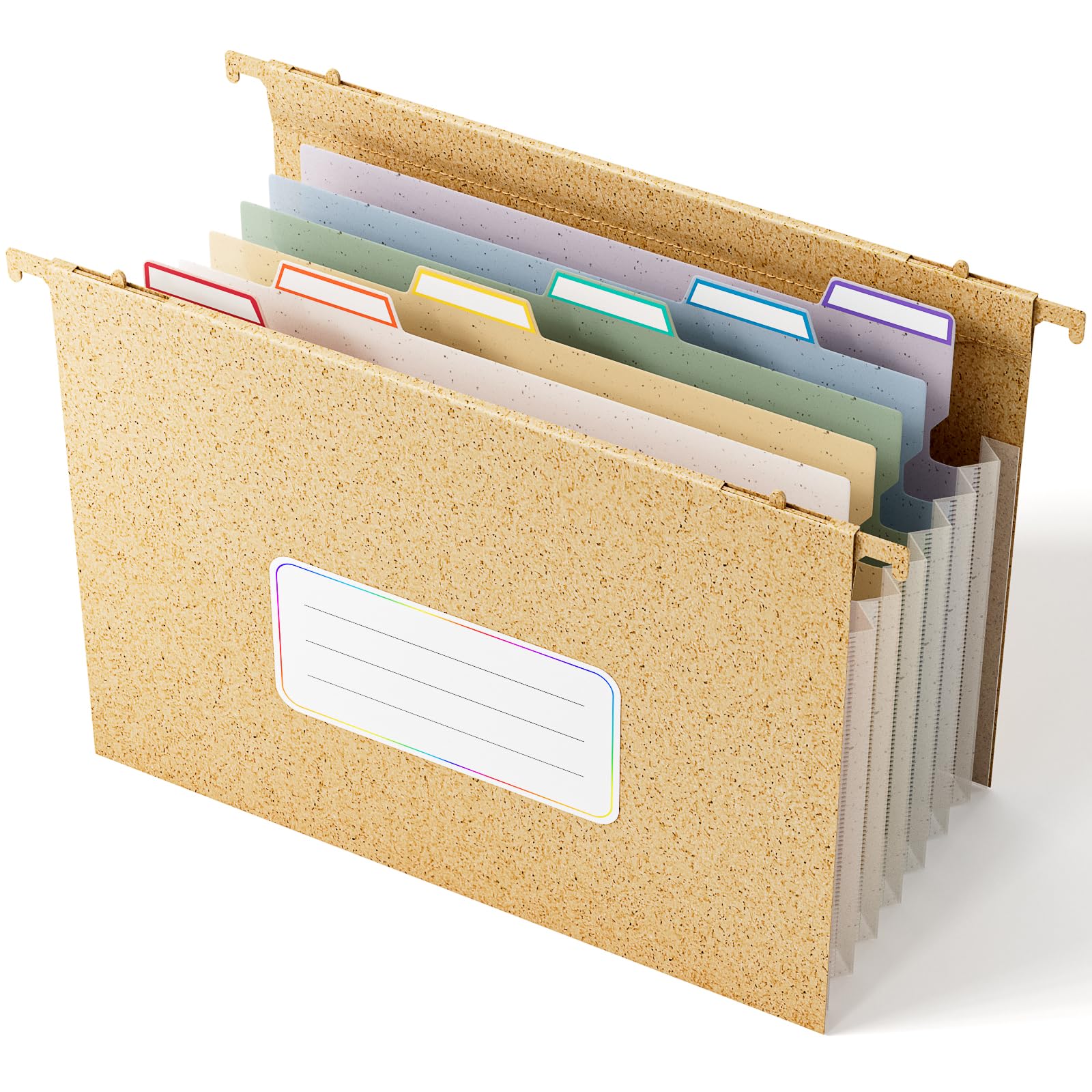 Amazon.com : EcoStash Wheat Straw Expanding Hanging File Folders,1.2 ...