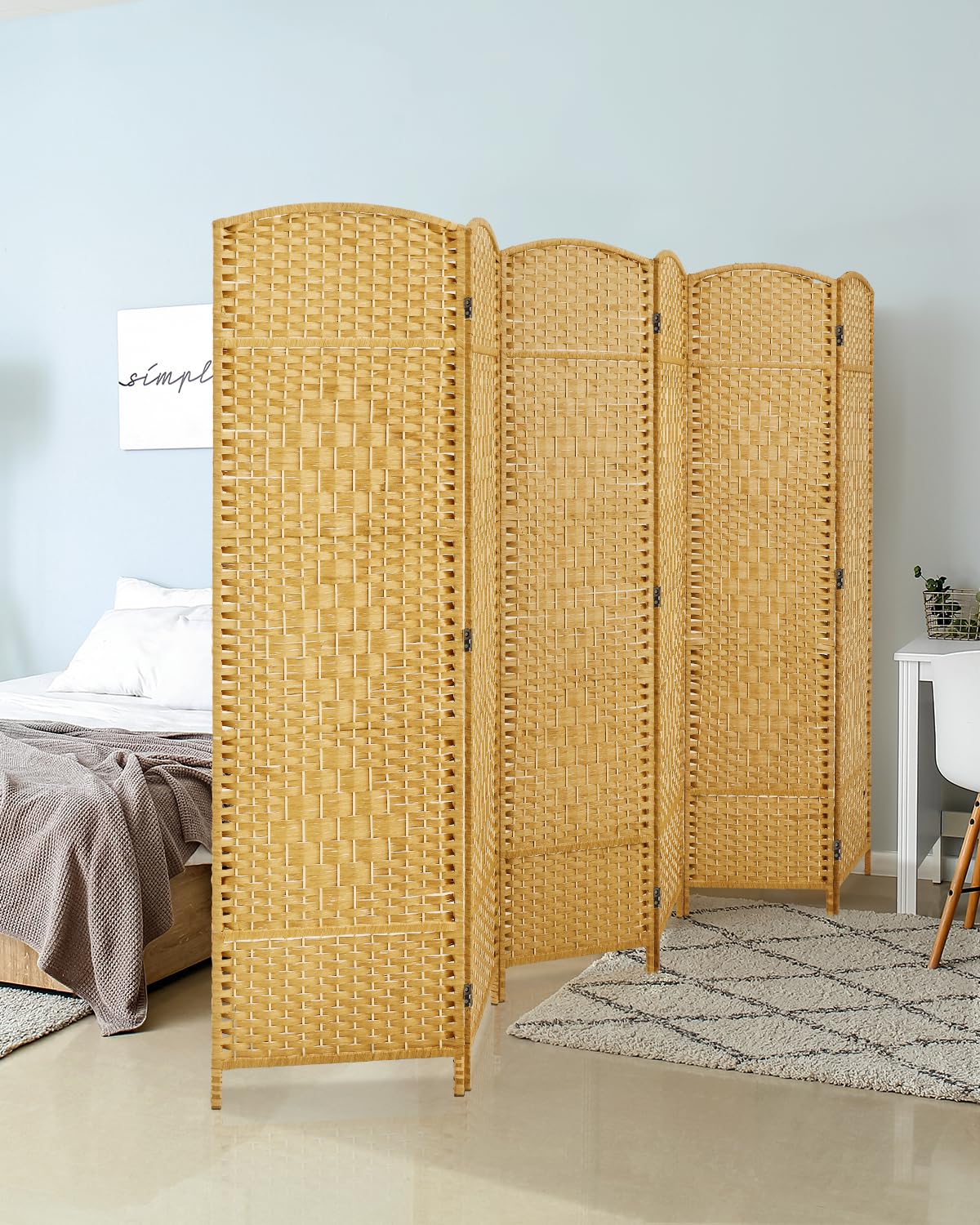 Jostyle Room Divider 6ft Tall Extra Wide Extra Wide Privacy ...